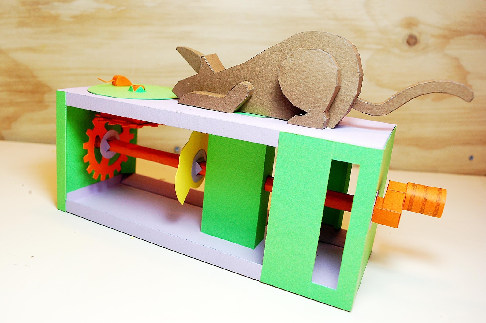 Cat & Mouse Paper Automata Level 3 - Etsy