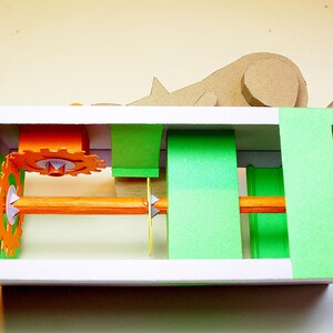 Cat & Mouse Paper Automata Level 3 - Etsy