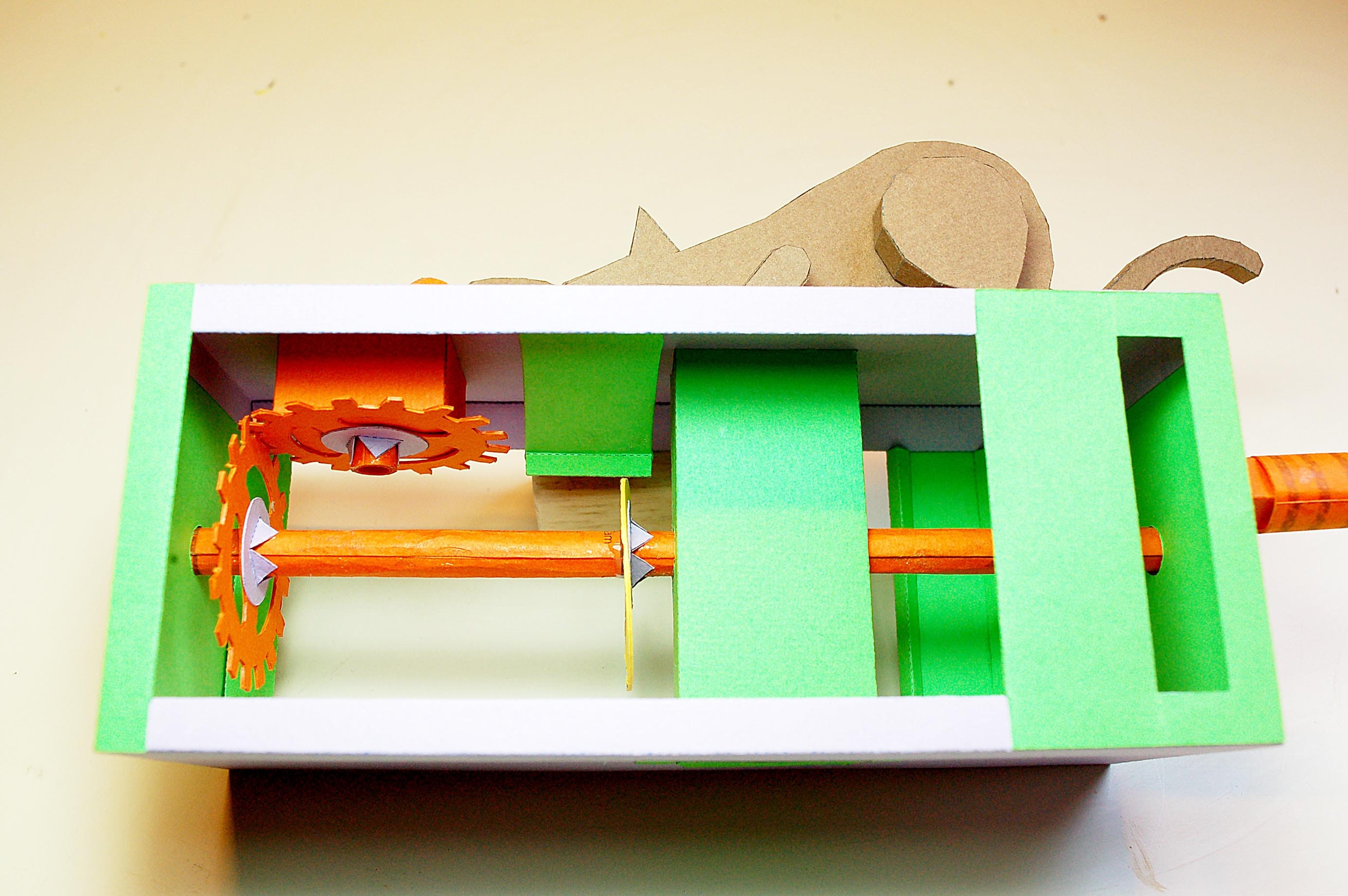 Cat & Mouse Paper Automata Level 3 - Etsy