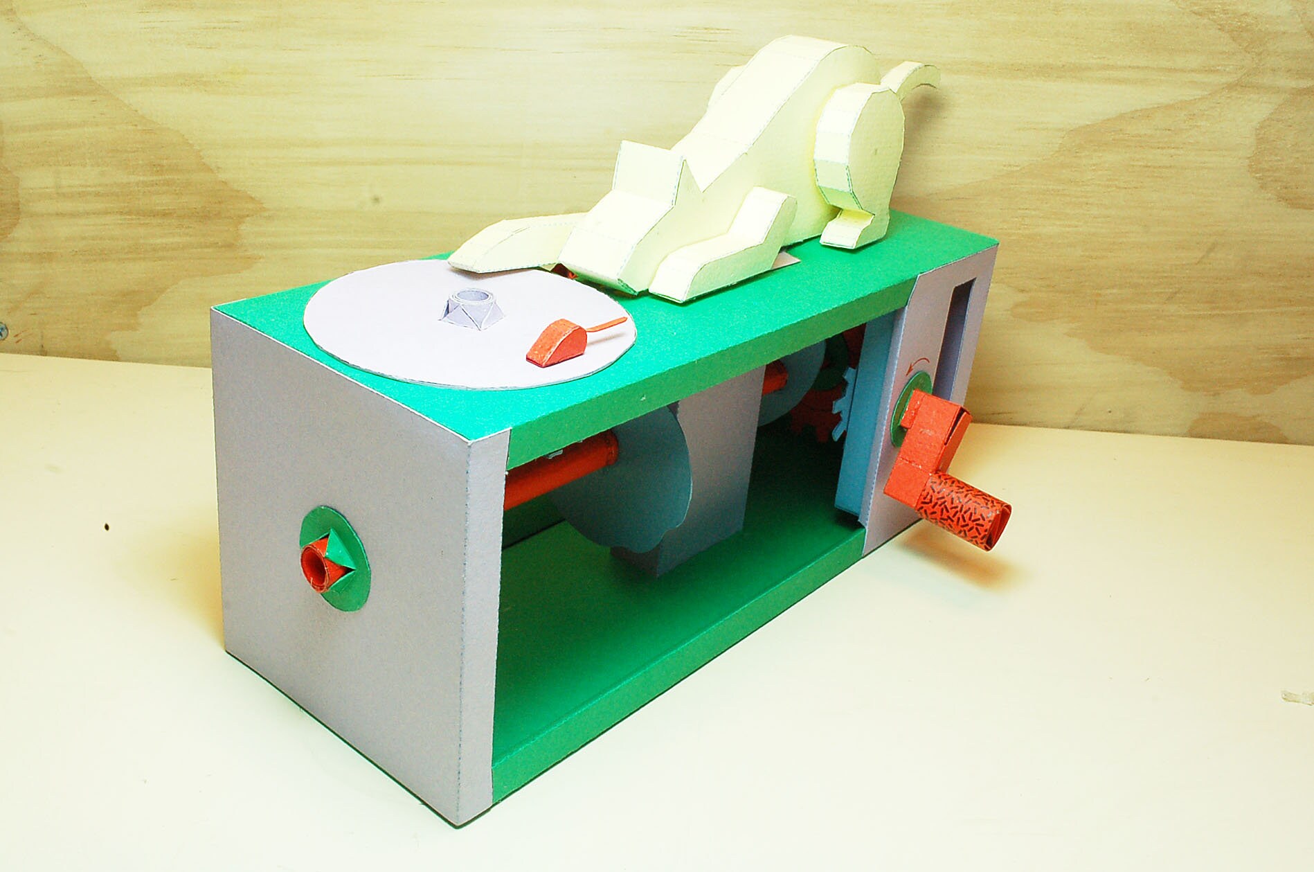 Cat & Mouse Paper Automata Level 5 - Etsy