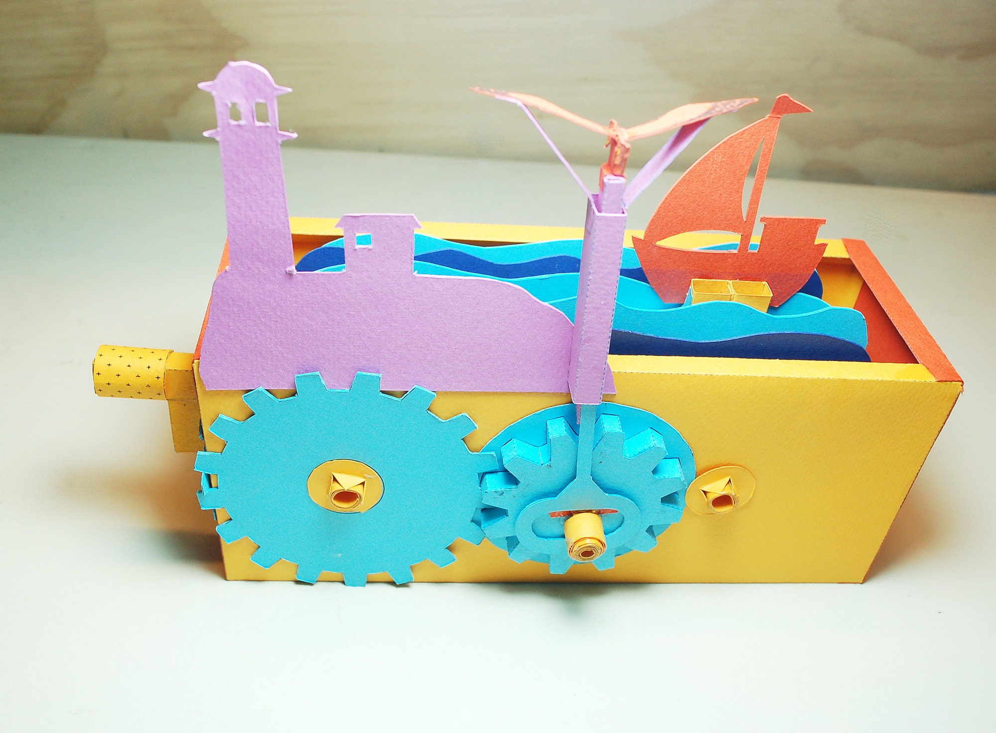 Calm Sea Level 5 Paper Automata - Etsy