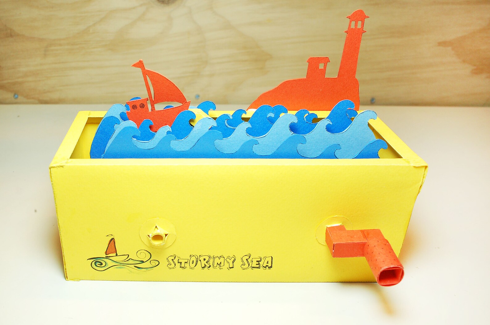 Stormy Sea Paper Automata Level 3 - Etsy