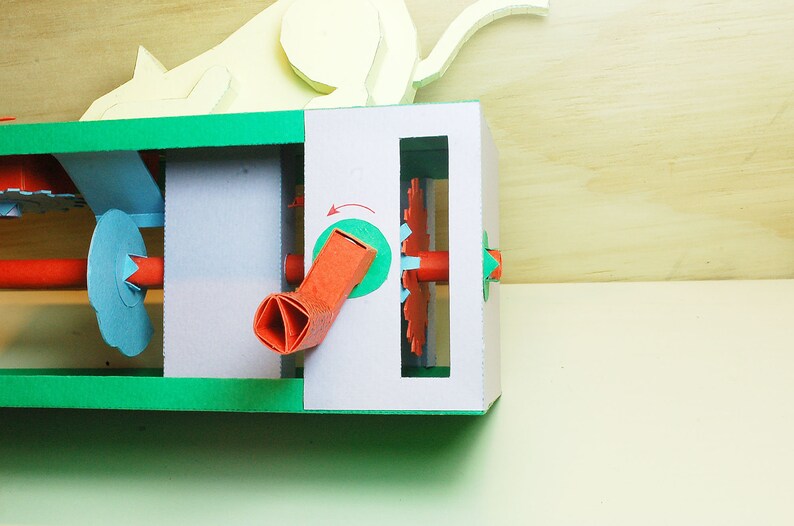 Cat & Mouse Paper Automata Level 5 - Etsy