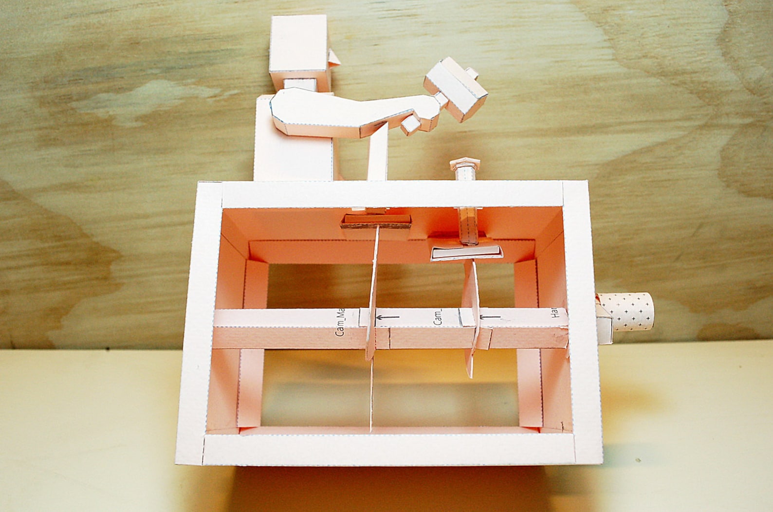 Hammer Man Paper Automata Level2 - Etsy