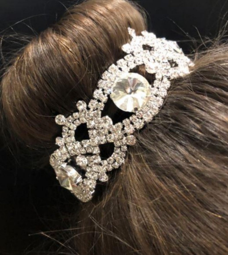 N'ice Buns Hair Wraps Rhinestone Bun Wrap big Bling Clear - Etsy