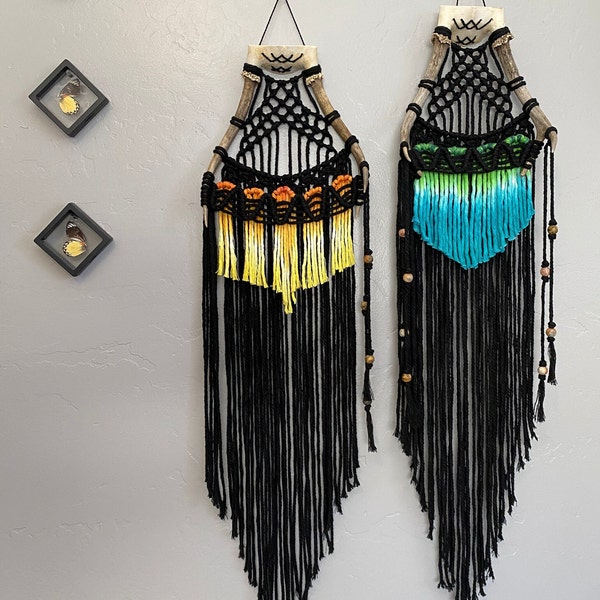 Deer Skull Macrame - Etsy