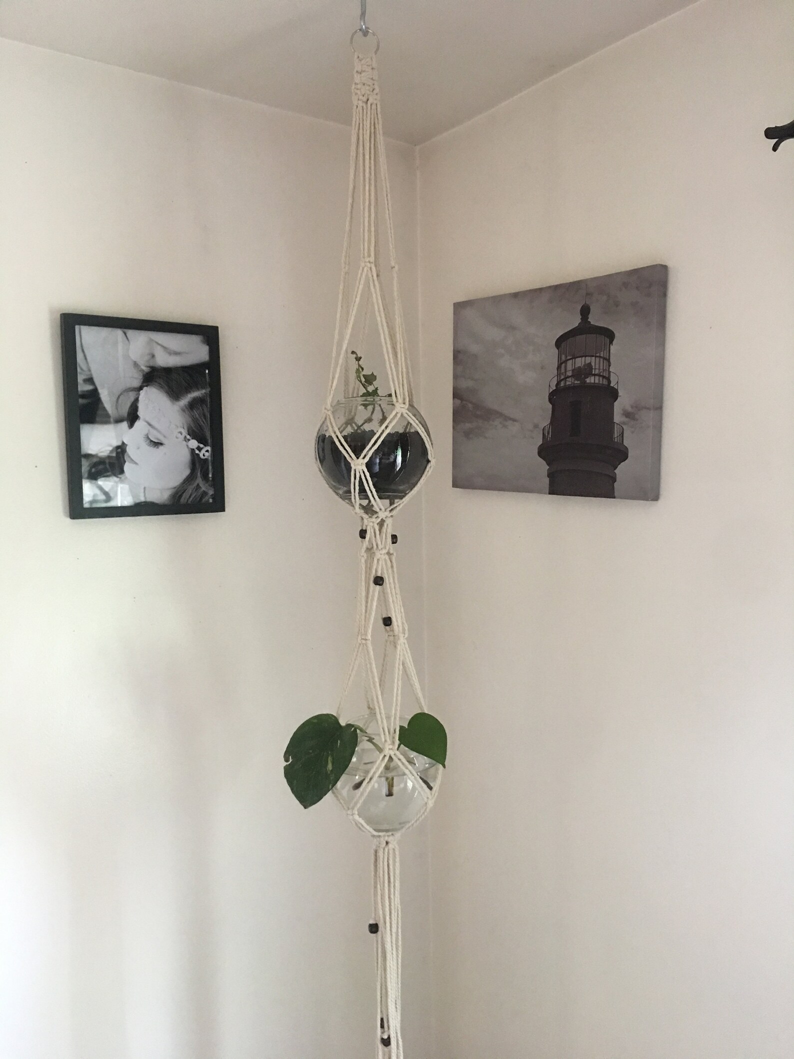 Double Pot Macramé Plant Hanger (customizable) - Etsy