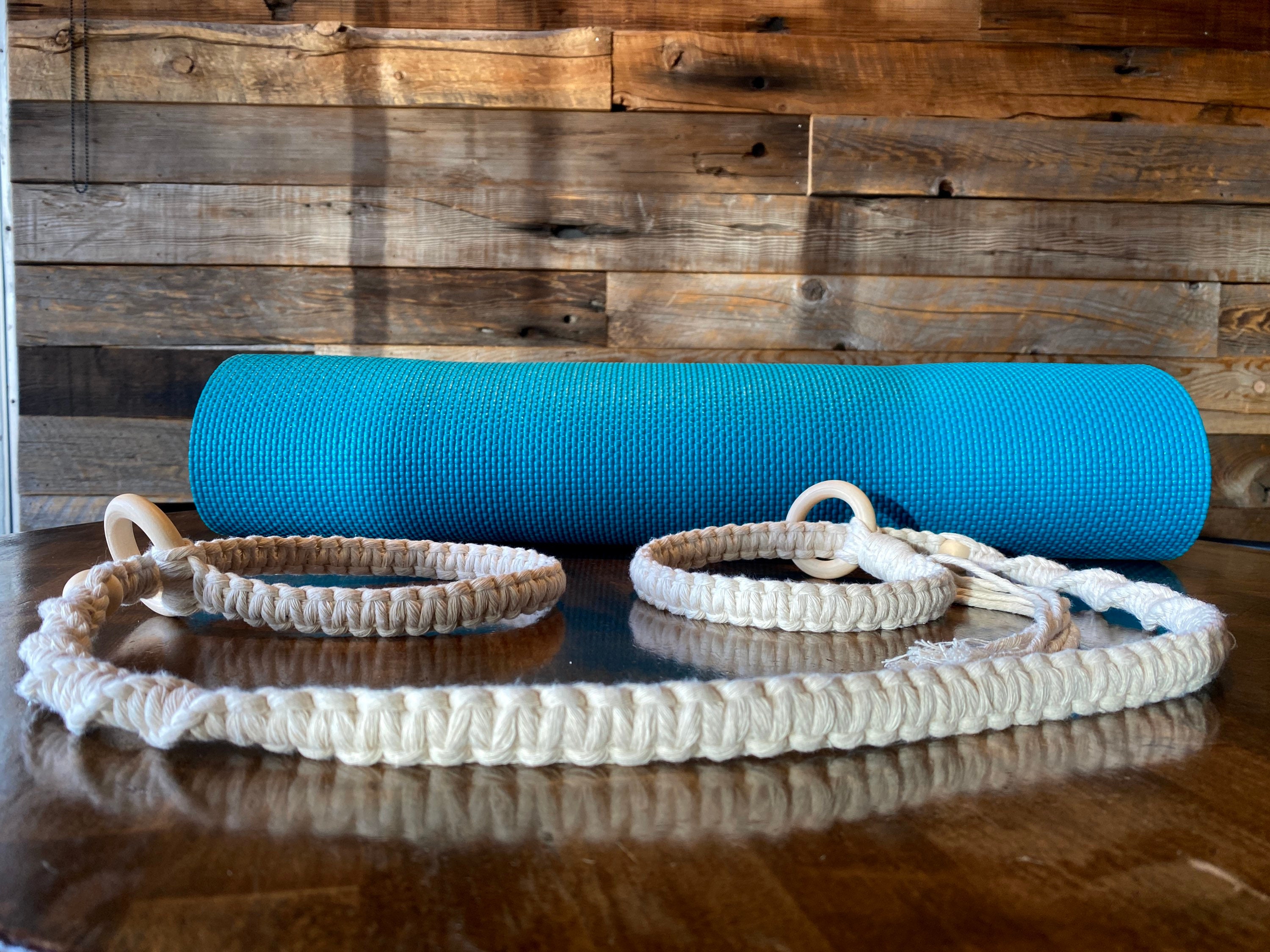 Customizable Macrame Yoga Mat Strap Yoga Mat Holder - Etsy