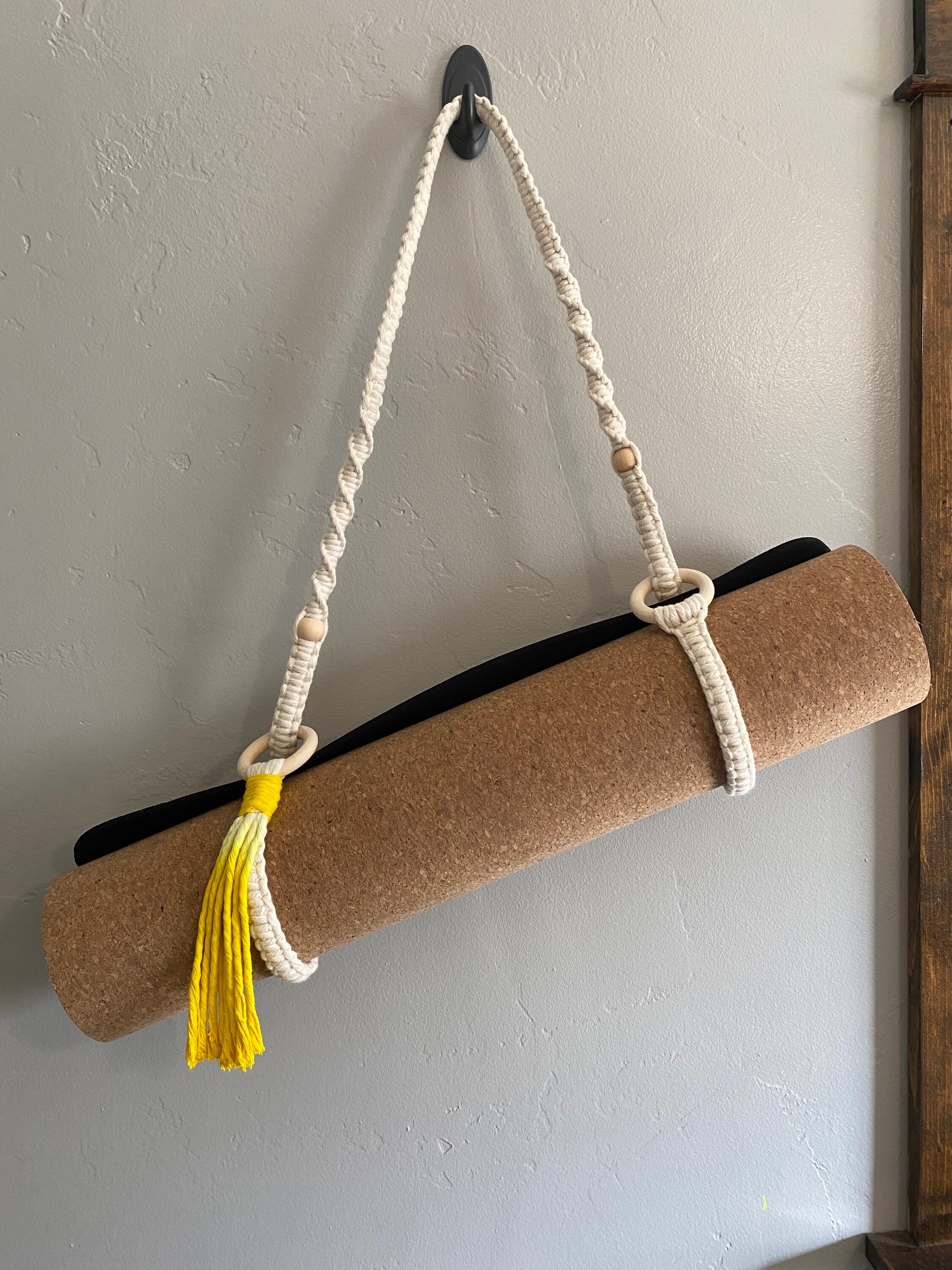 Customizable Macrame Yoga Mat Strap Yoga Mat Holder - Etsy