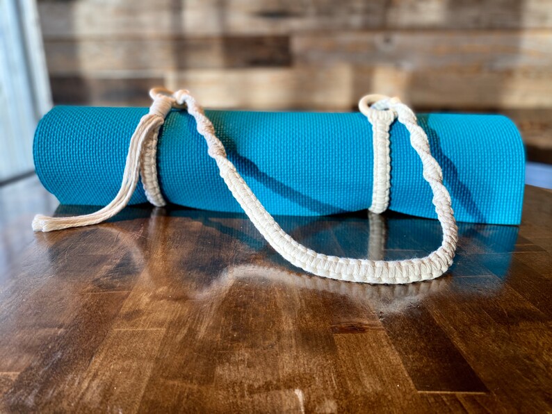 Customizable Macrame Yoga Mat Strap Yoga Mat Holder - Etsy