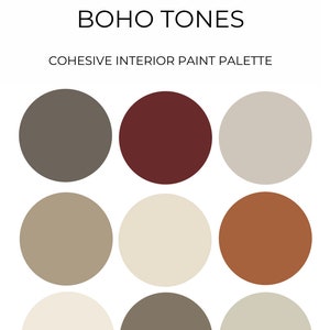 Sherwin Williams Warm Earth Tone Paint Palette, Sedona Desert Colors ...