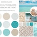 Sherwin Williams Coastal Beach Turquoise Paint Palette, Coastal Paint ...