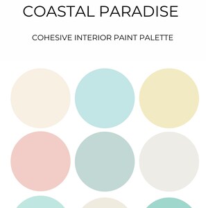 Sherwin Williams Key West Tropical Paradise Paint Palette, Coastal ...