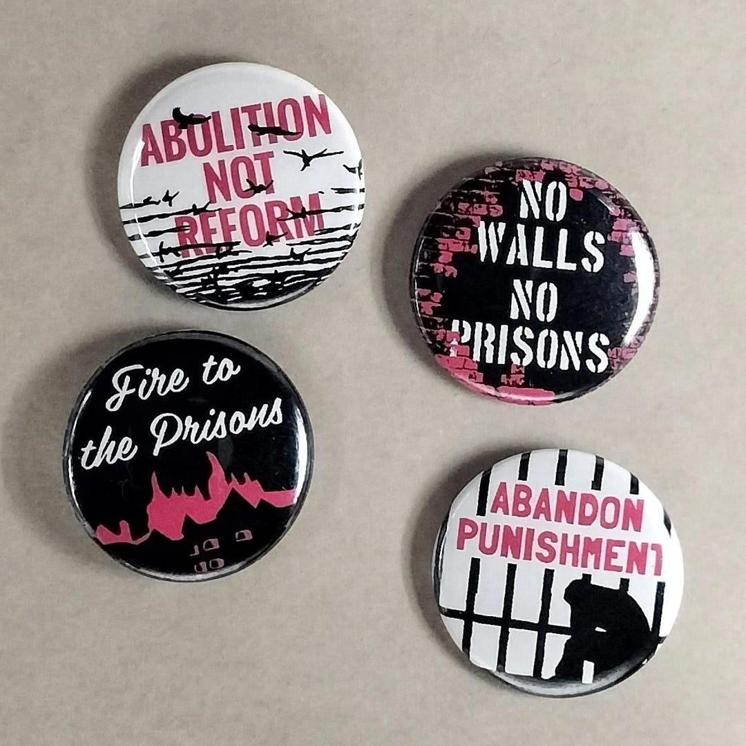 Prison Abolition Pinback Button Set - Etsy
