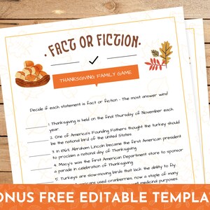 Thanksgiving Fowl Play Game Thanksgiving Games - Etsy