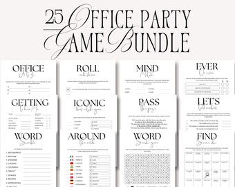 Office Party Feud Game Work Party Game Fun Printable Game Group ...