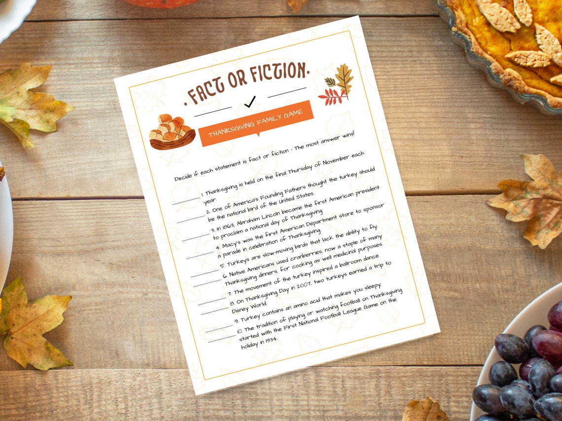 Thanksgiving Fowl Play Game Thanksgiving Games - Etsy