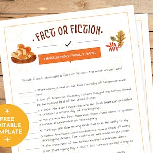 Thanksgiving Fowl Play Game Thanksgiving Games - Etsy