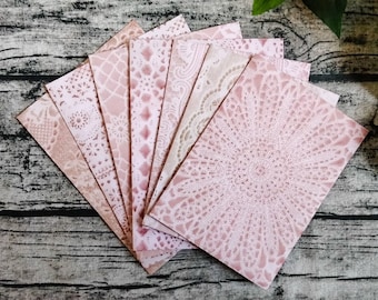 12 Sheets Variety BEETROOT Dyed Lace Paper Pack 1 Handmade - Etsy