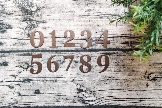 CHOICE 2 Full Sets of Die Cut Numbers Numerals Ephemera - Etsy