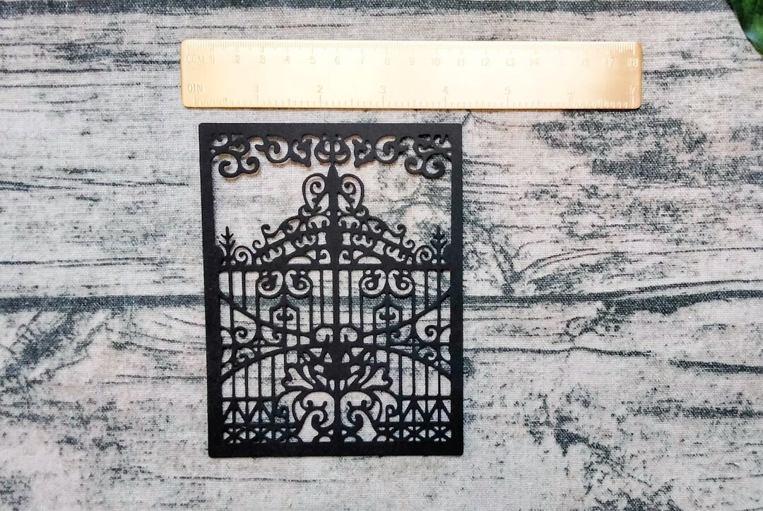 NEW! Set of 4 Fancy Paper Gates, Die Cuts, Handmade, Ephemera ...