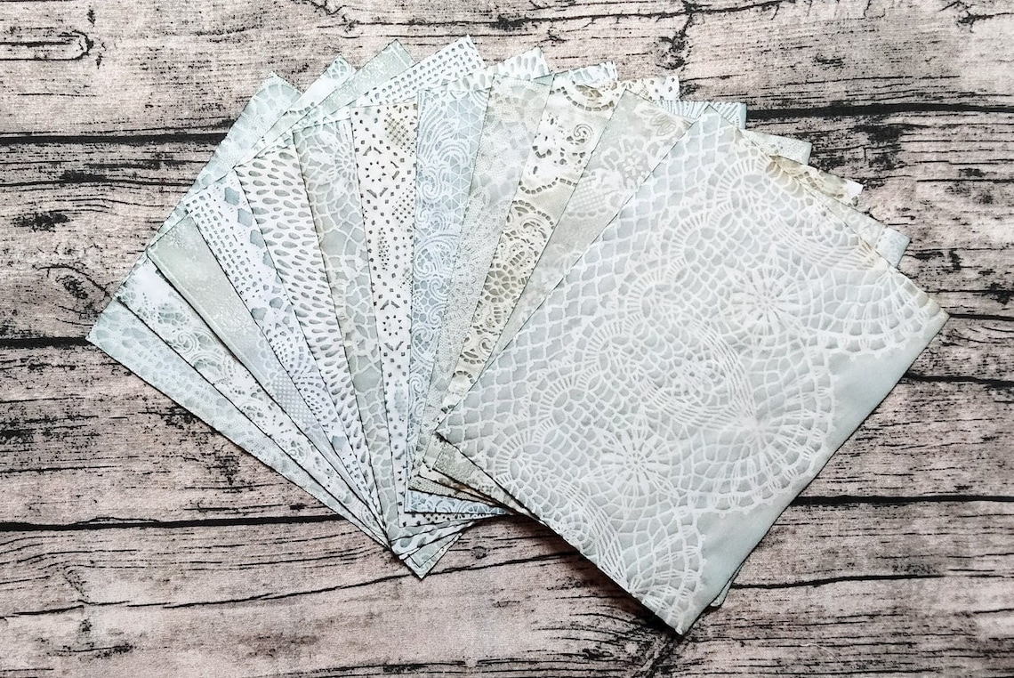 12 Sheets Variety CABBAGE Dyed Lace Paper Pack #1, Handmade, Coffee ...