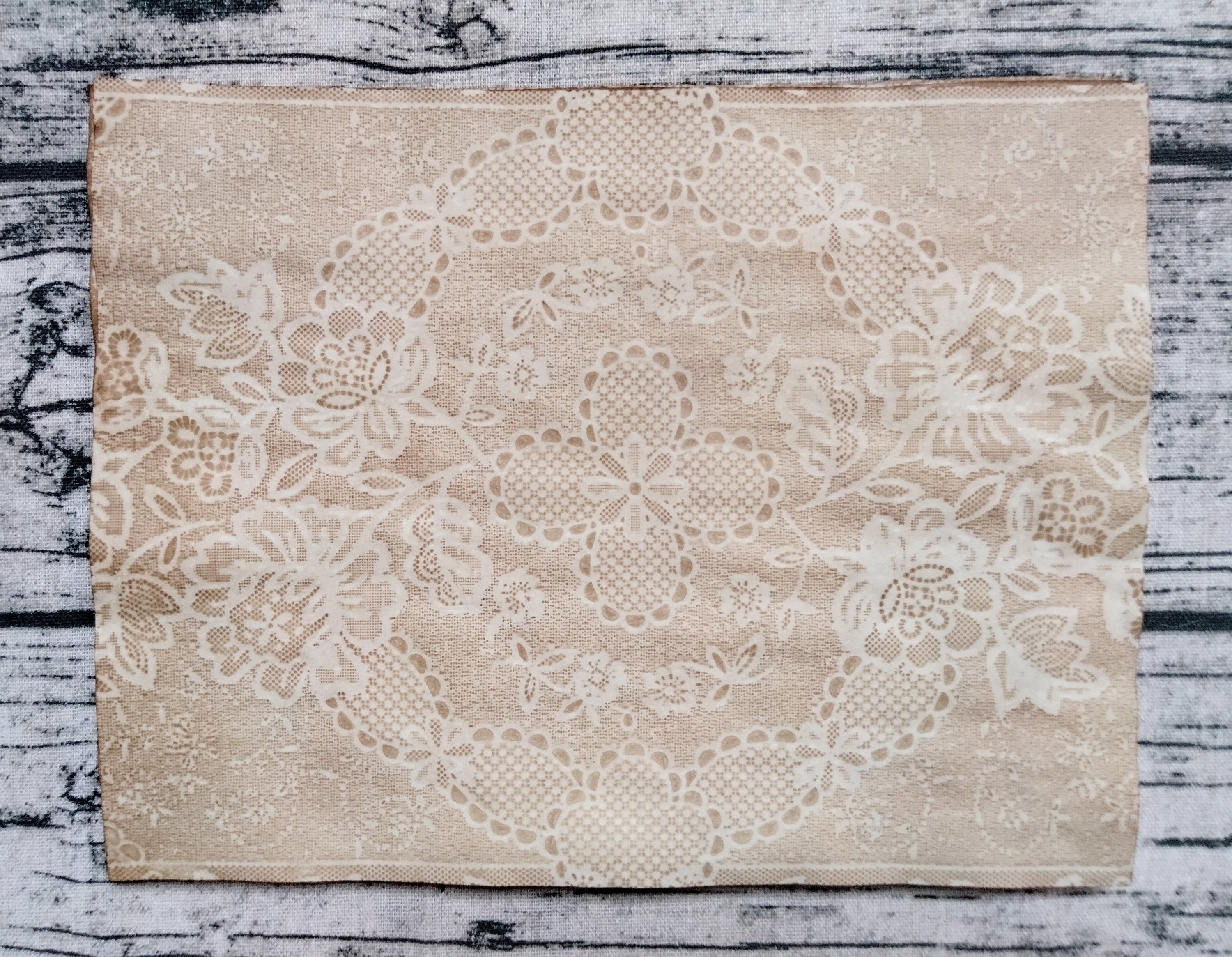 10 Sheets FLORAL LACE Lace Paper Handmade Coffee Stained - Etsy