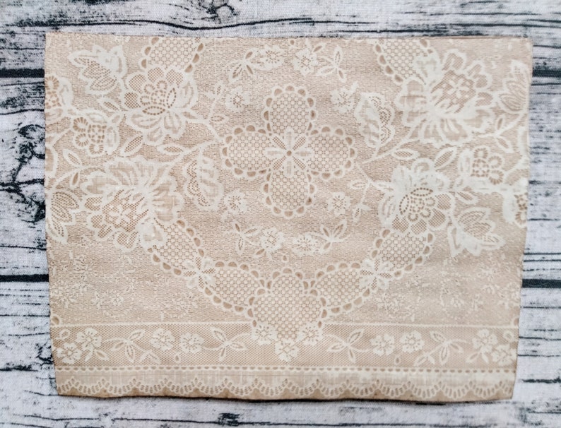 10 Sheets FLORAL LACE Lace Paper Handmade Coffee Stained - Etsy