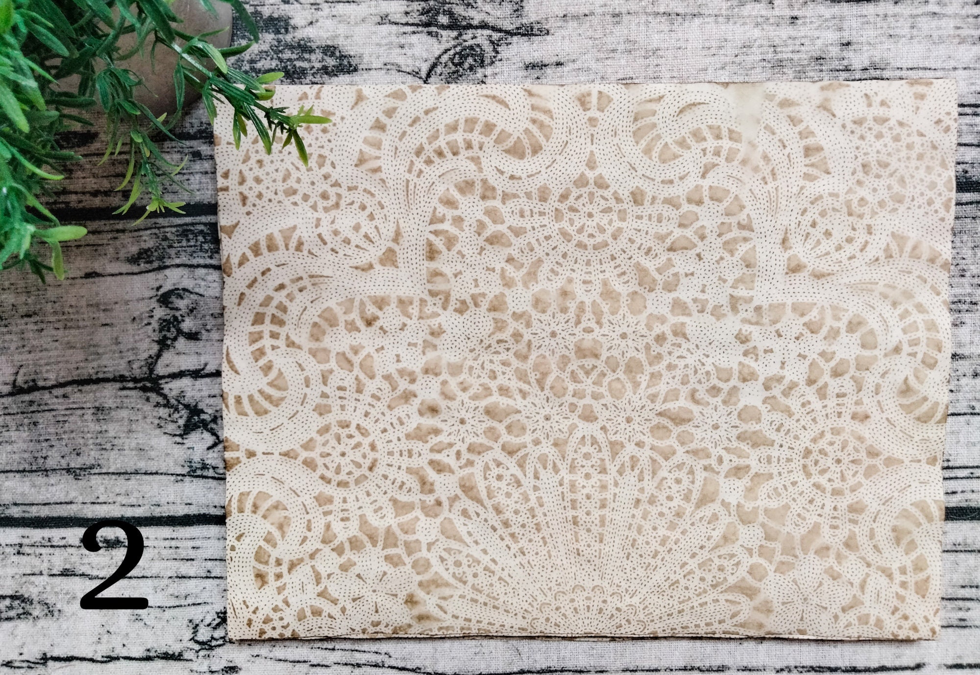 10 Sheets VENETIAN LACE Lace Paper, Choose Your Pattern, Handmade ...