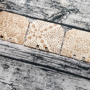 CHOICE! Set of 5 Rolodex Cards, Journaling Cards, Notecards, Die Cuts ...