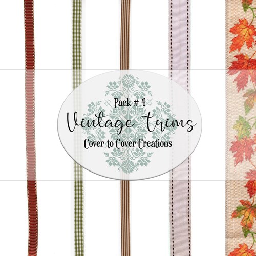 Digital Printable Antique and Vintage Trims Pack 1 - Etsy