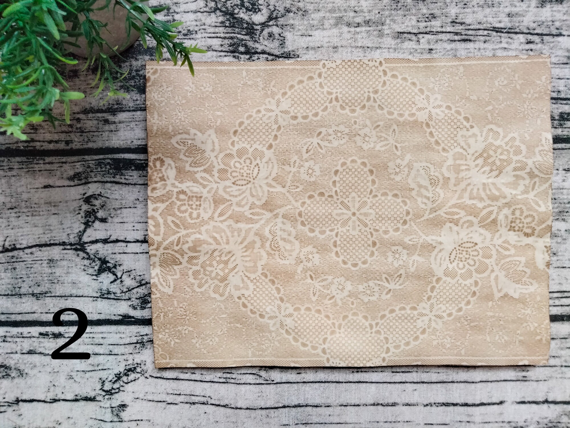 10 Sheets FLORAL LACE Lace Paper Handmade Coffee Stained - Etsy
