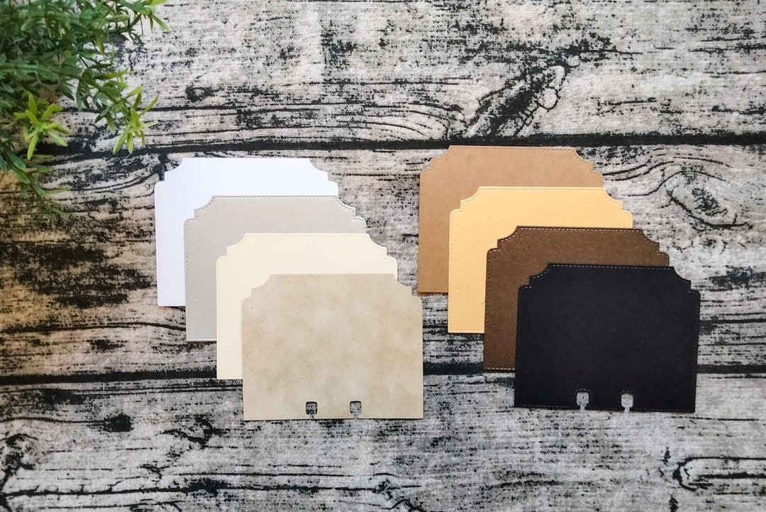 CHOICE! Set of 5 Rolodex Cards, Journaling Cards, Notecards, Die Cuts ...