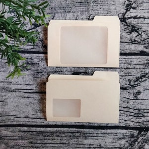 Set of 4 Handmade MINI File Folders, Envelopes, OR Policy Envelopes ...