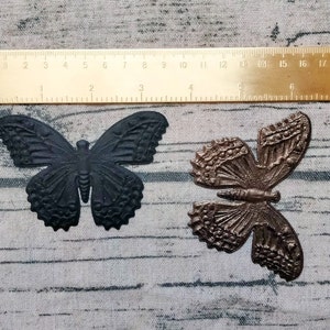 Set of 5 Vintage Style Embossed Butterflies, Die Cuts, Handmade ...