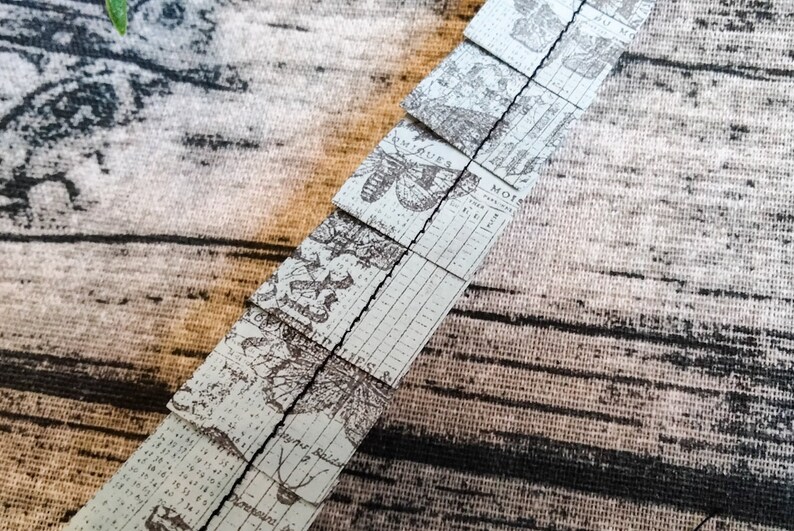 18 Colorful Dyed Paper Ruffle Rolls Book Pages Tea - Etsy