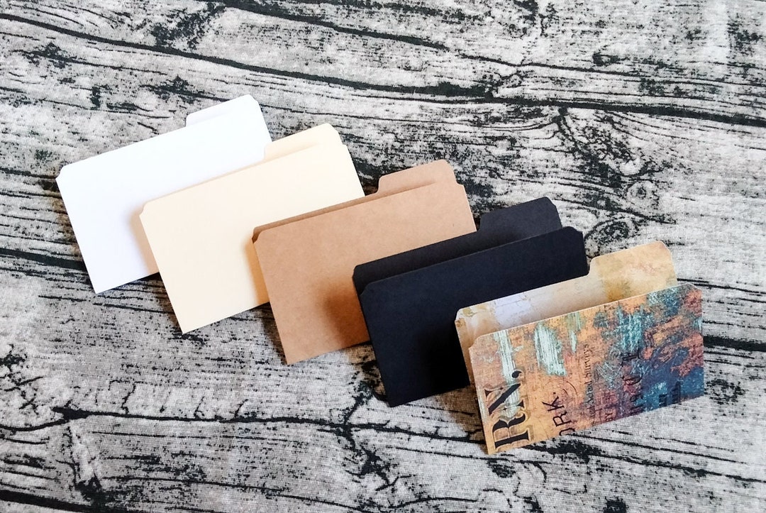 Set of 5 Handmade MINI File Folders, Envelopes, OR Policy Envelopes ...