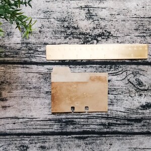 CHOICE! Set of 3 Coffee-dyed "stitched" Rolodex Folders, Mini Folders ...