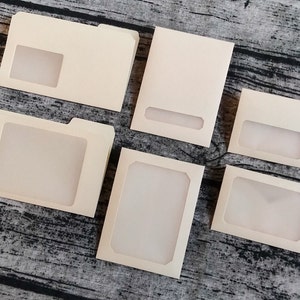 Set of 4 Handmade MINI File Folders, Envelopes, OR Policy Envelopes ...