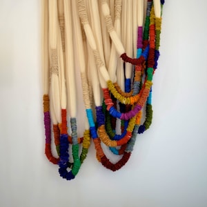 Tapiz De Pared - Arte Textil De Lana - Decoración De Pared - Arte De ...