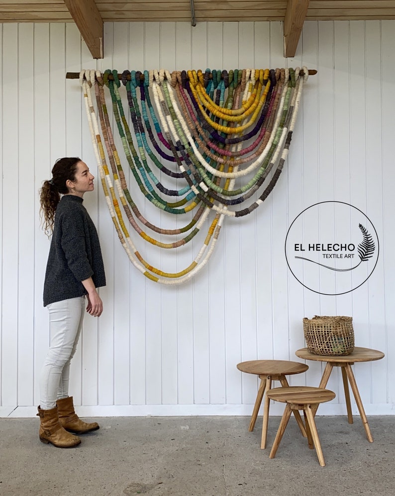 Wall Hanging, Textile Art, Contemporary Fiber Art - Wall Decor ...
