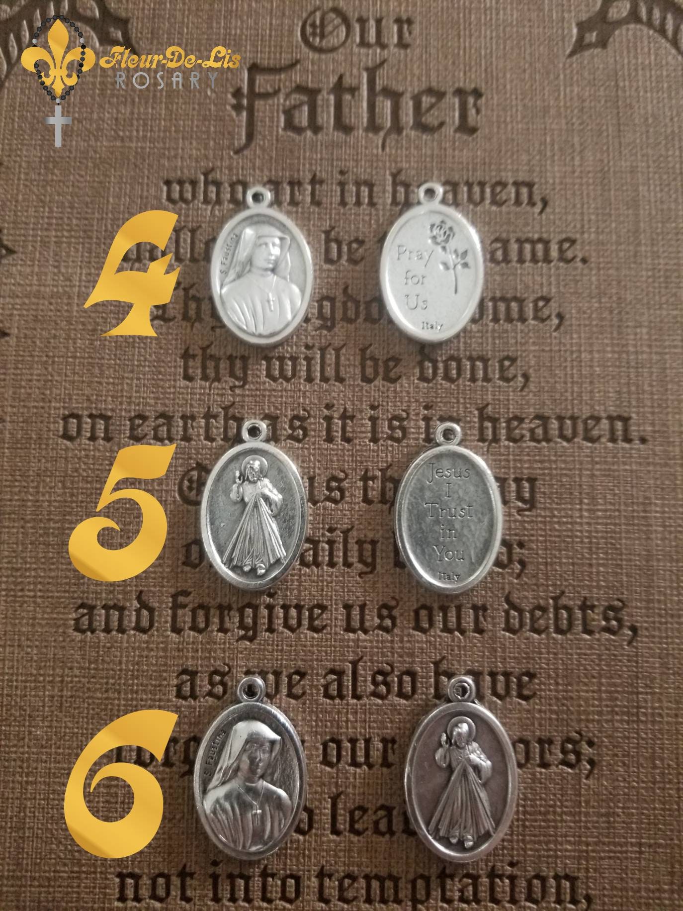 Saint Medals Wide Selection Add These to A Rosary From My Shop - Etsy