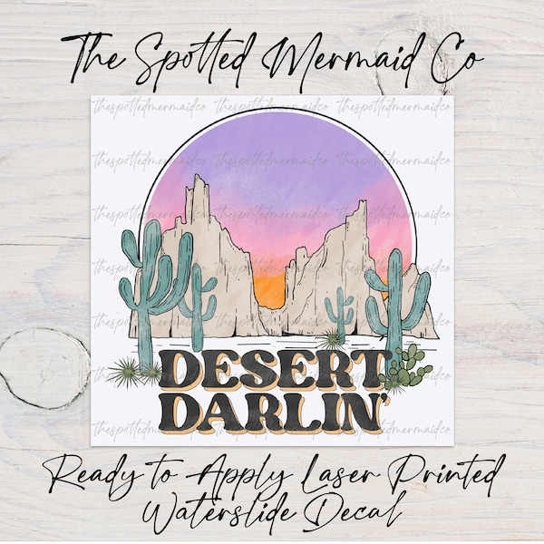 Desert Cactus Decal - Etsy