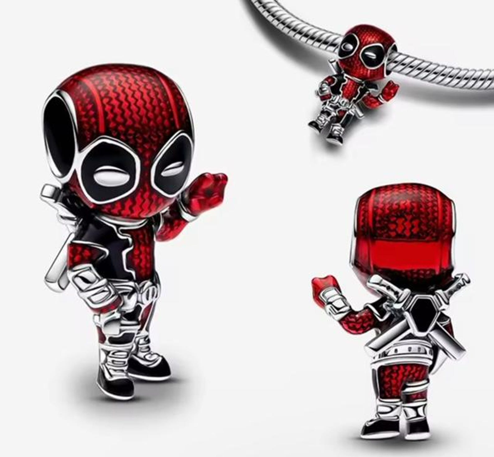 Super Hero Deadpool Pandora Charm for Bracelet - Etsy