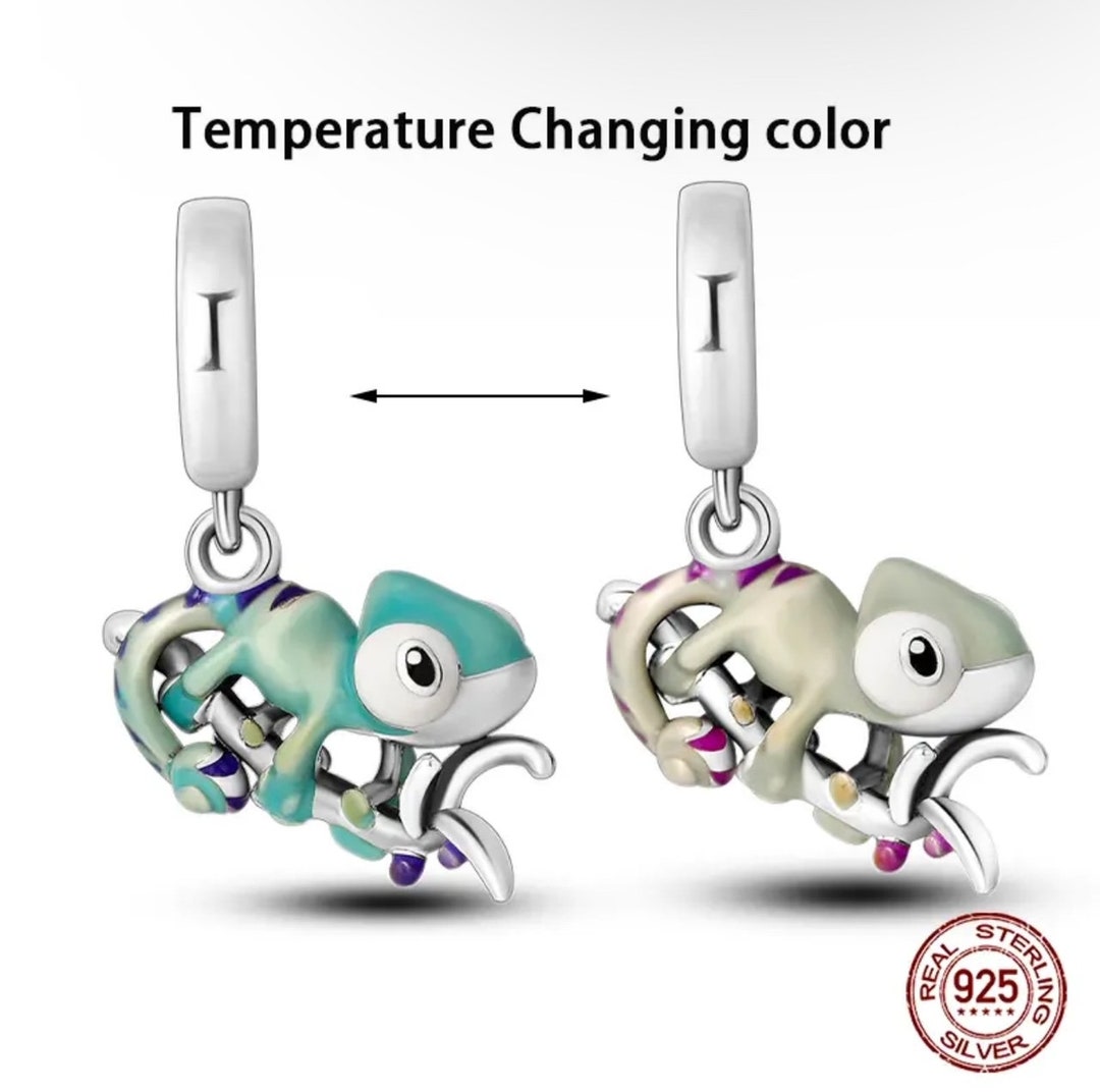 Chameleon Temperature Color Changing Pandora Bracelet Charm - Etsy