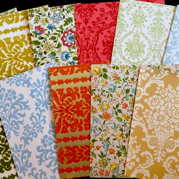 Flocked Wallpaper - Etsy