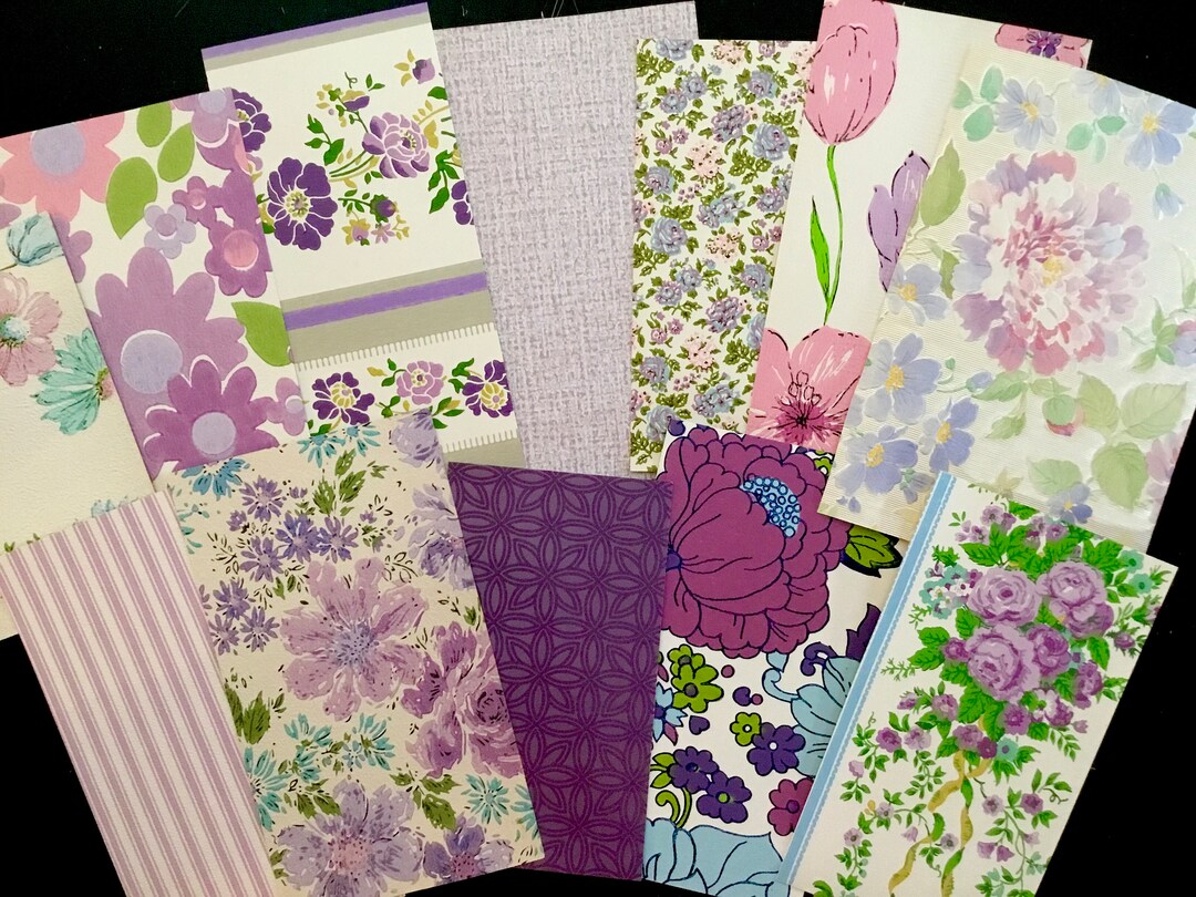 12 Piece Schumacher 1970s Wallpaper Sample Pack. Retro Wallpaper Bundle ...