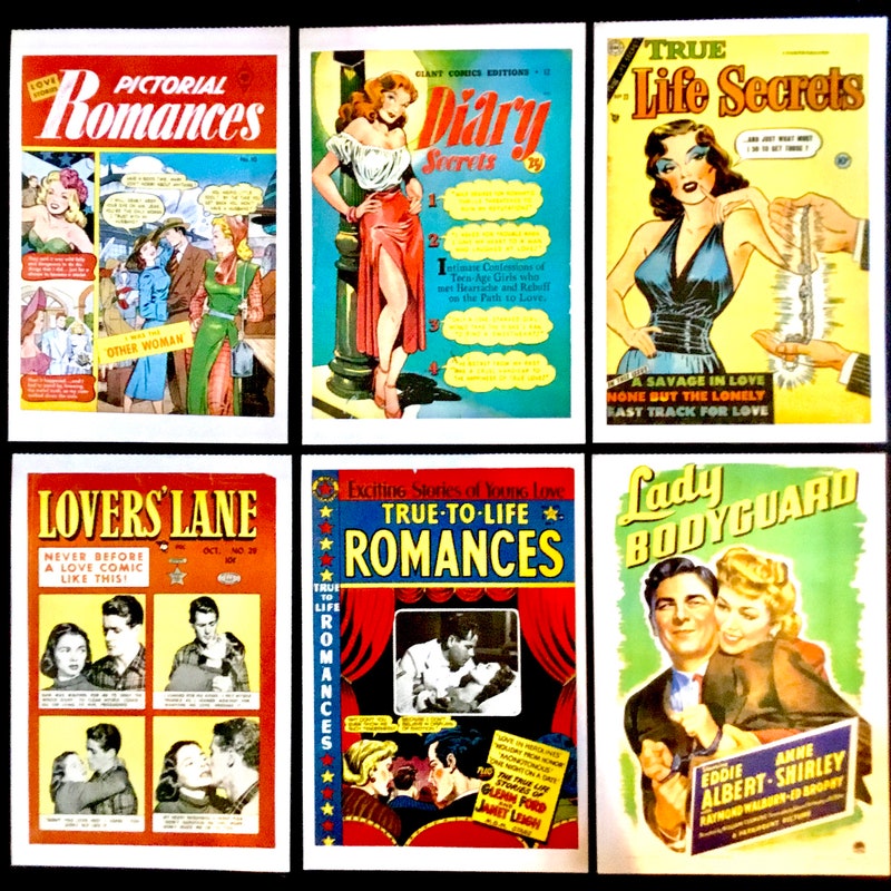 Comic Postcards - Etsy