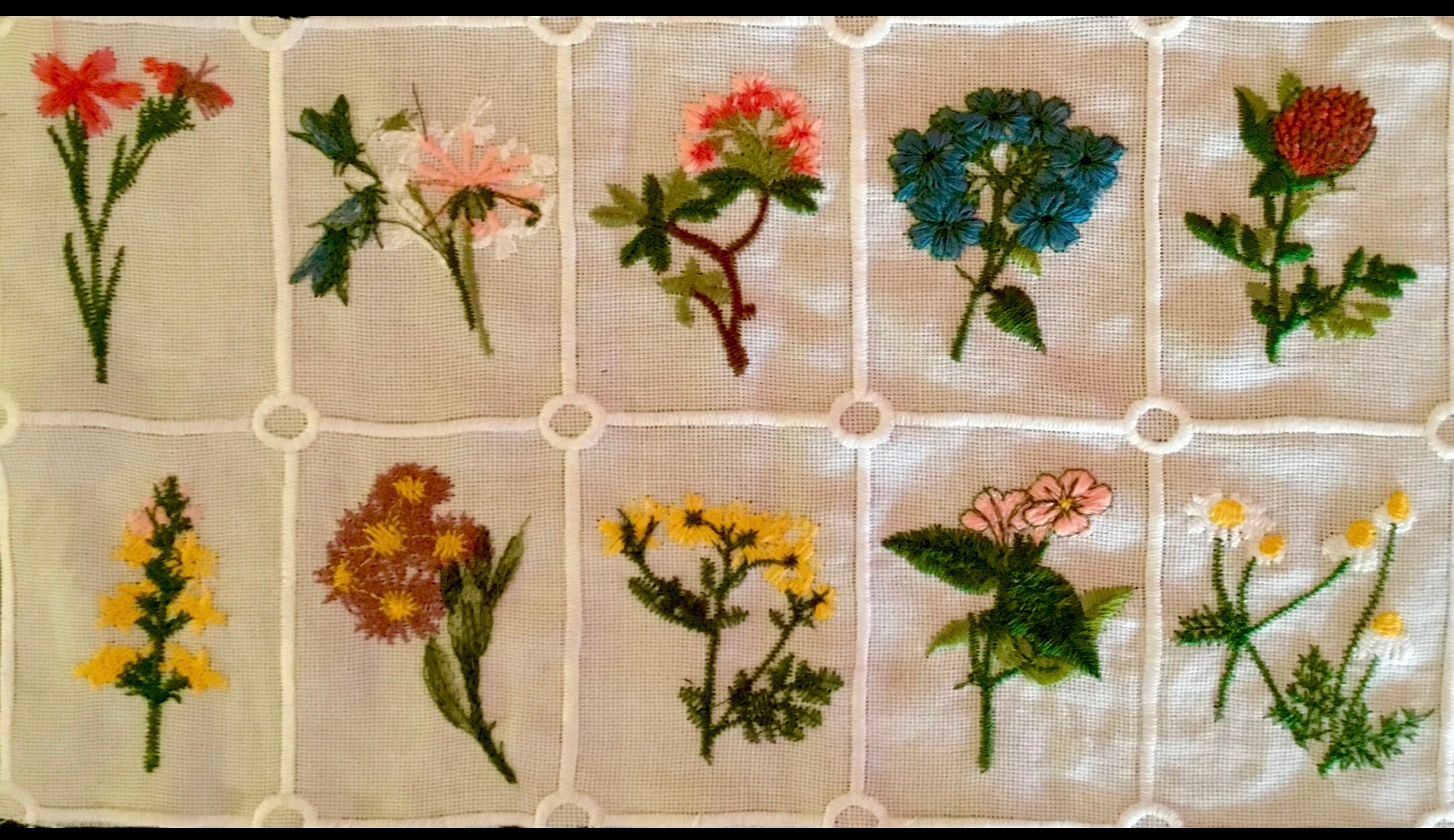 Embroidery Panels. Slow Stitch Fabrics. Floral Embroidery Pieces. Junk ...