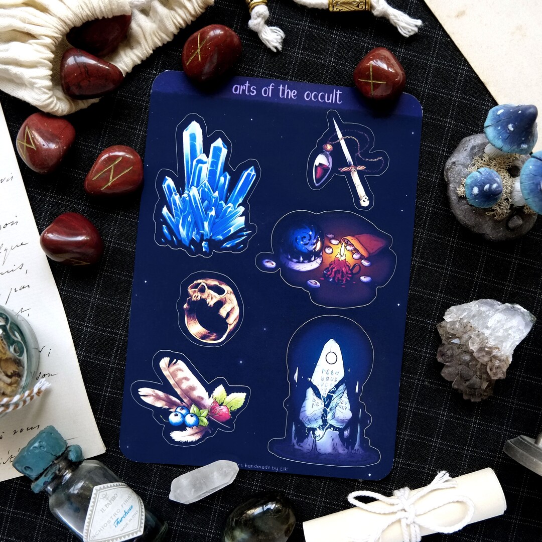 Arts of the Occult - Sticker Sheet - Etsy